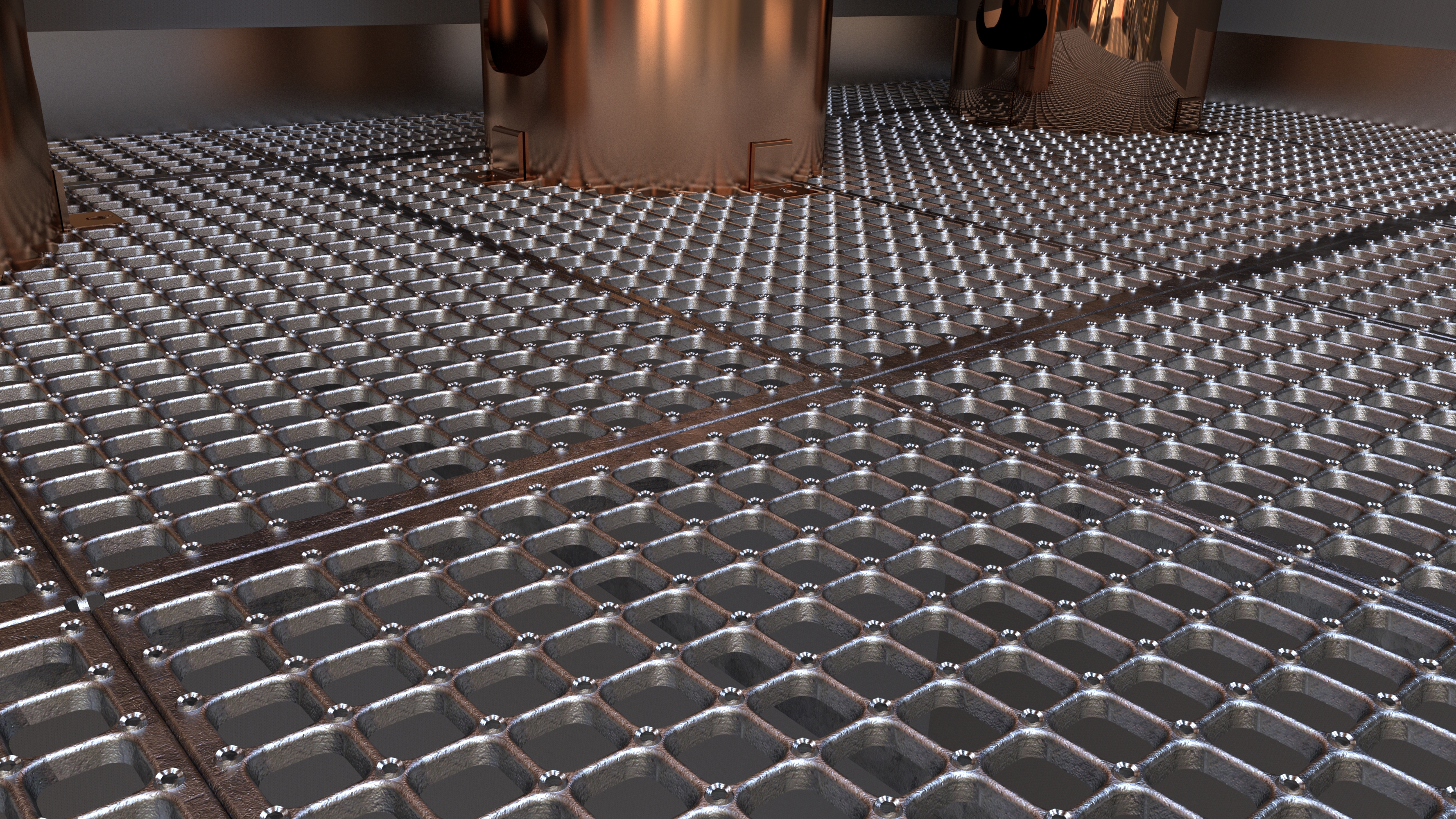 Ny CUBE Gitterrist i Stål og Rustfrit Stål